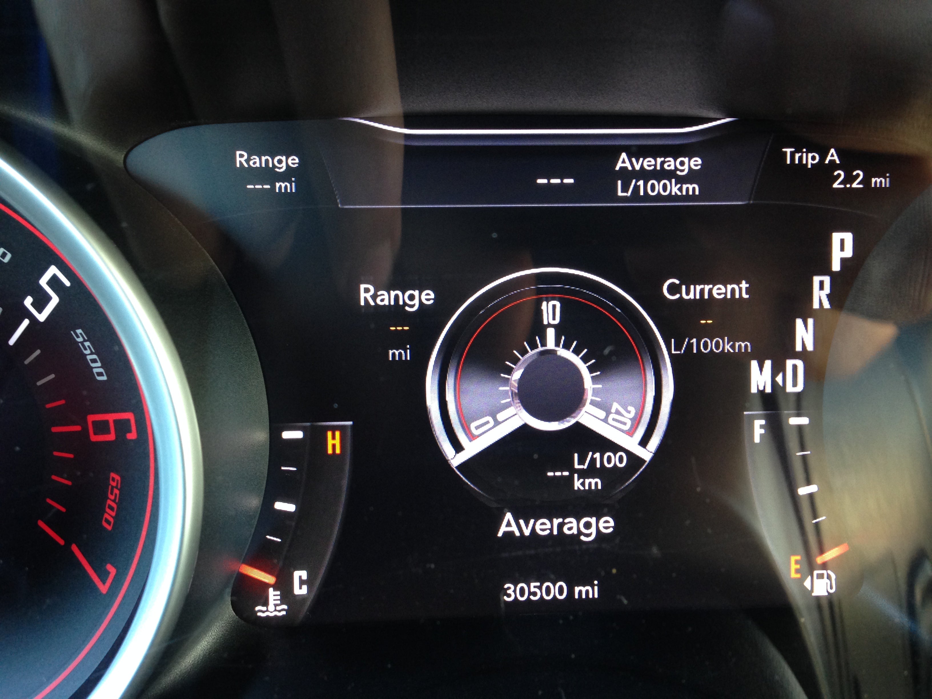 Hey Guys How To Change Average Fuel From Km l To Mpg Dodge